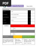 Ficha de Casting | PDF