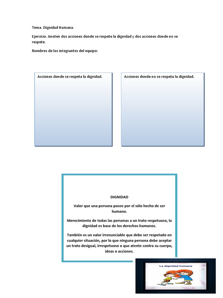 Dignidad Humana | PDF