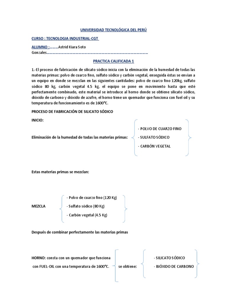 examen pc01 tecnologia industrial | PDF