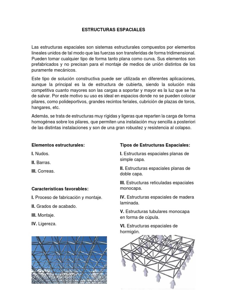 Estructuras Espaciales Guía Básica Pdf