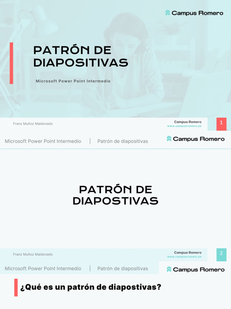 Patrón de Diapositivas | PDF | Microsoft PowerPoint | Microsoft