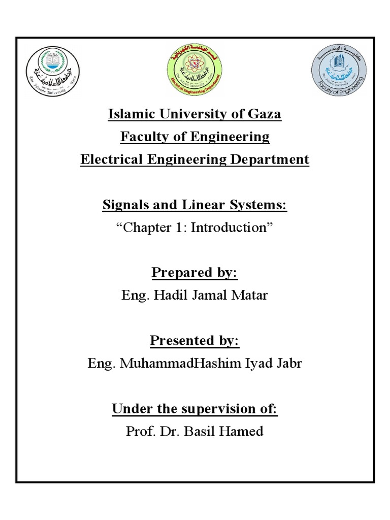 Signals And Linear Systems Part 1 Pdf