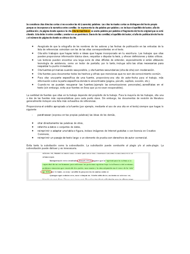 Citas Cortas | PDF | Comillas | Comunicación escrita