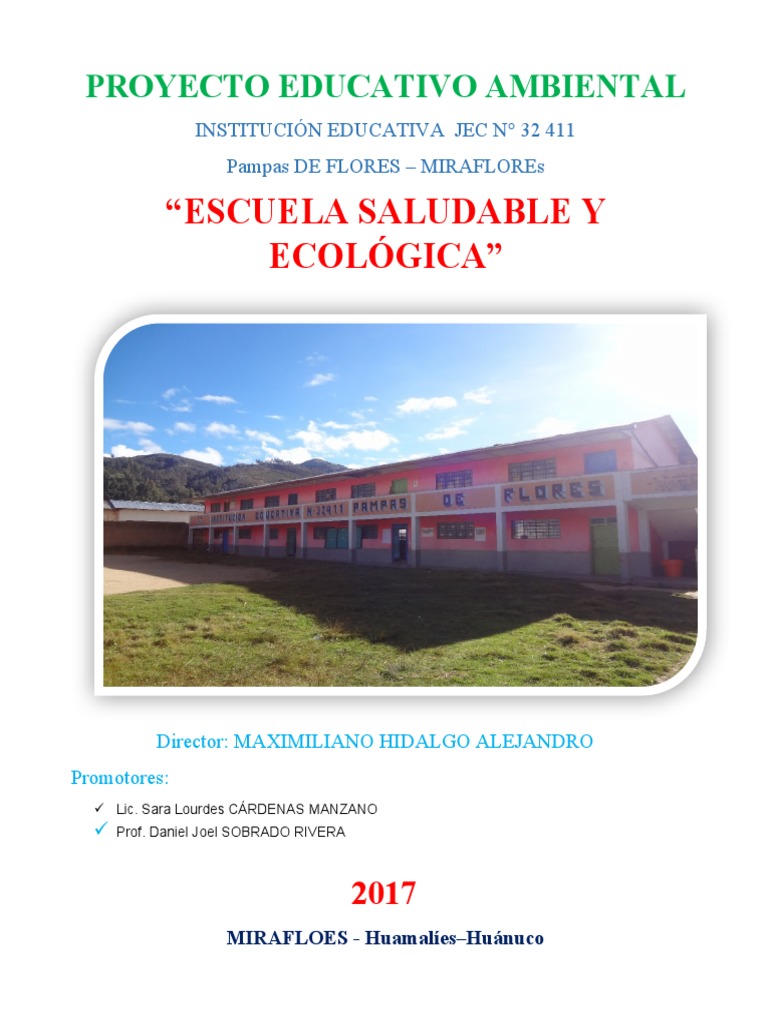 Proyecto Educativo Ambiental - Pampas de Flores Modificado | PDF ... Proyecto Educativo Ambiental - Pampas de Flores Modificado | PDF ...
