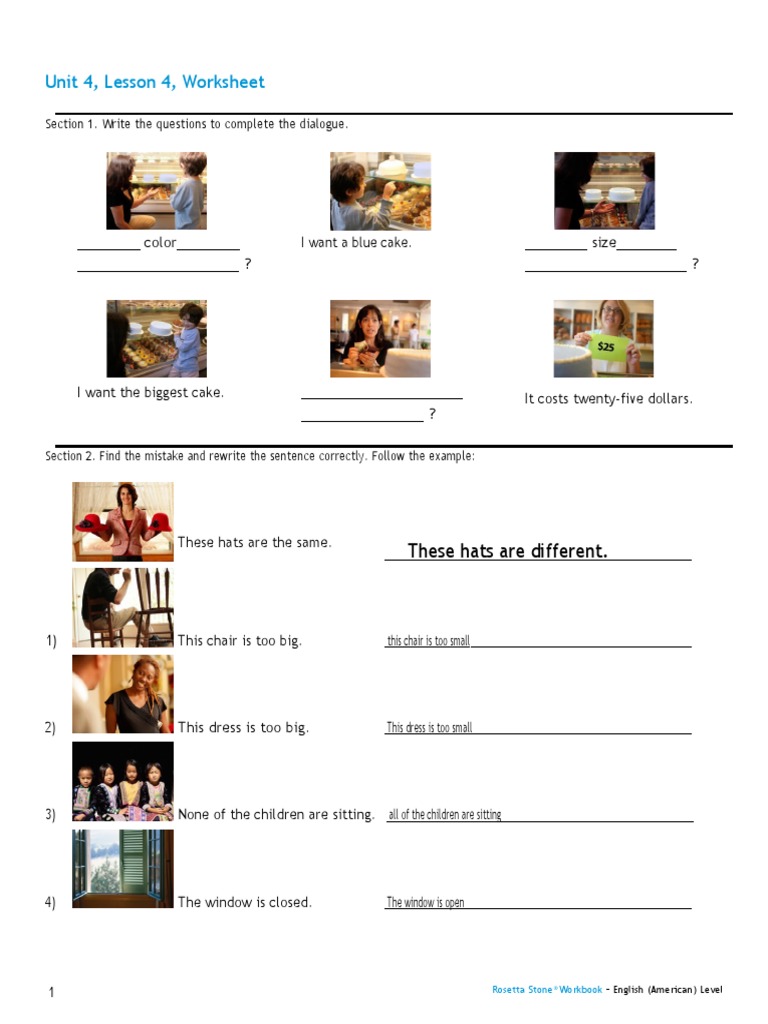 Workbook 6 Level 1 | PDF