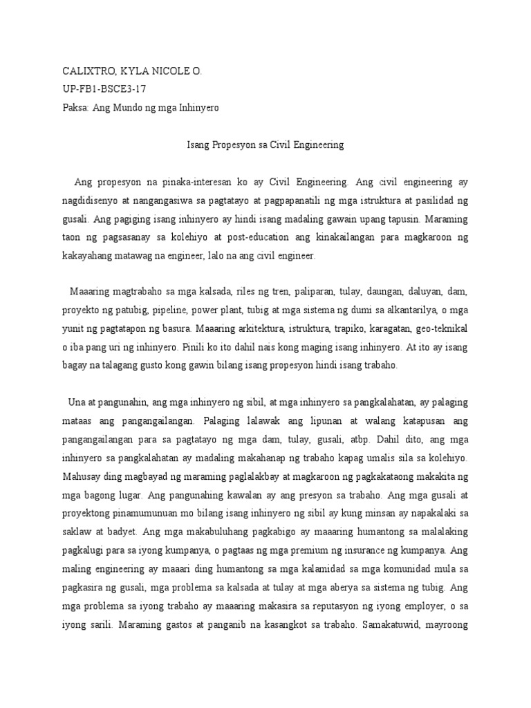 Ang Mundo NG CE | PDF