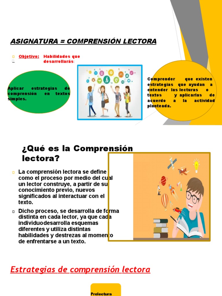 Comprensión-Lectora Especial - PPT 22 de Septiembre 2022 | PDF ...