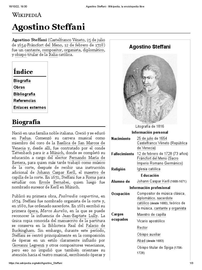 Agostino Steffani | PDF