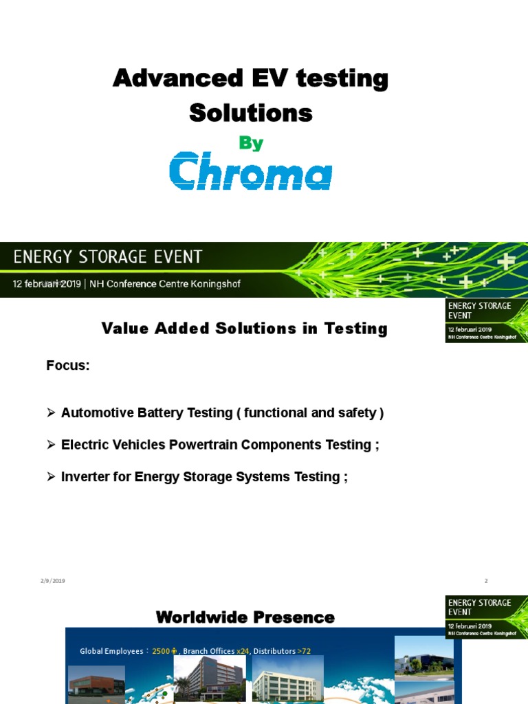 1400 Chroma ATE Presentation FINAL | PDF | Battery Charger | Direct Current