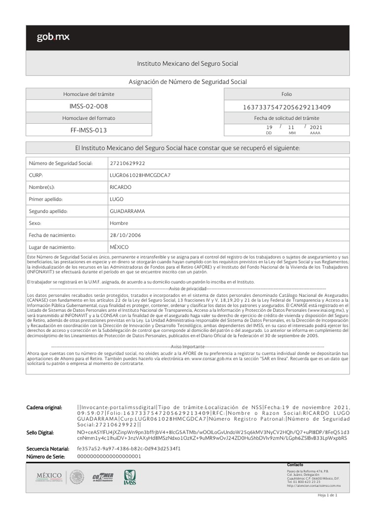Carnet Del Imss | PDF | Justicia | Crimen y violencia