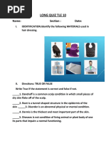 Level 2 Hairdressing Exam Questions | PDF | Hair | Skin