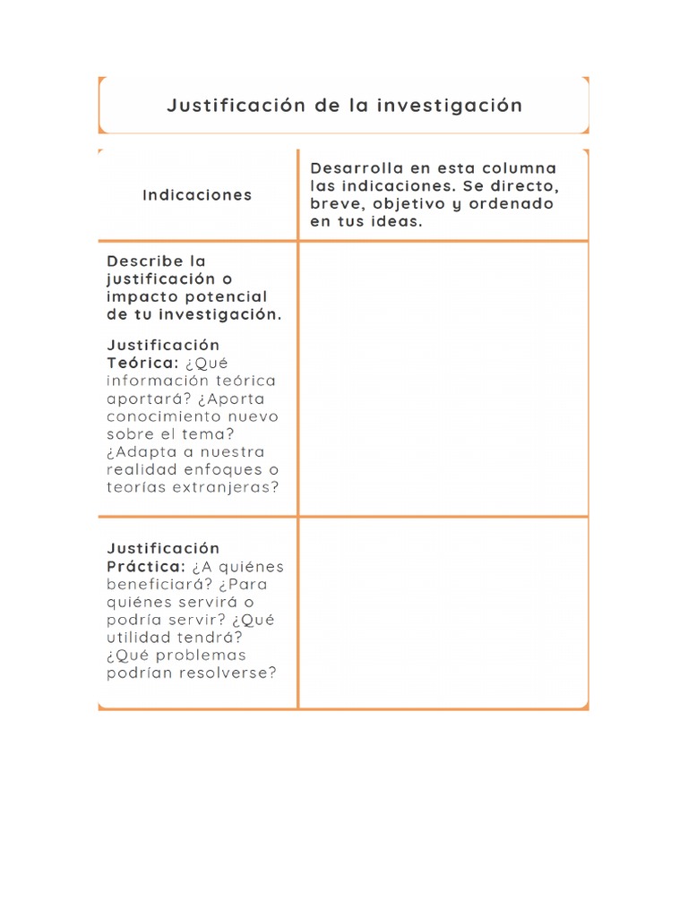 Plantilla de justificacion | PDF