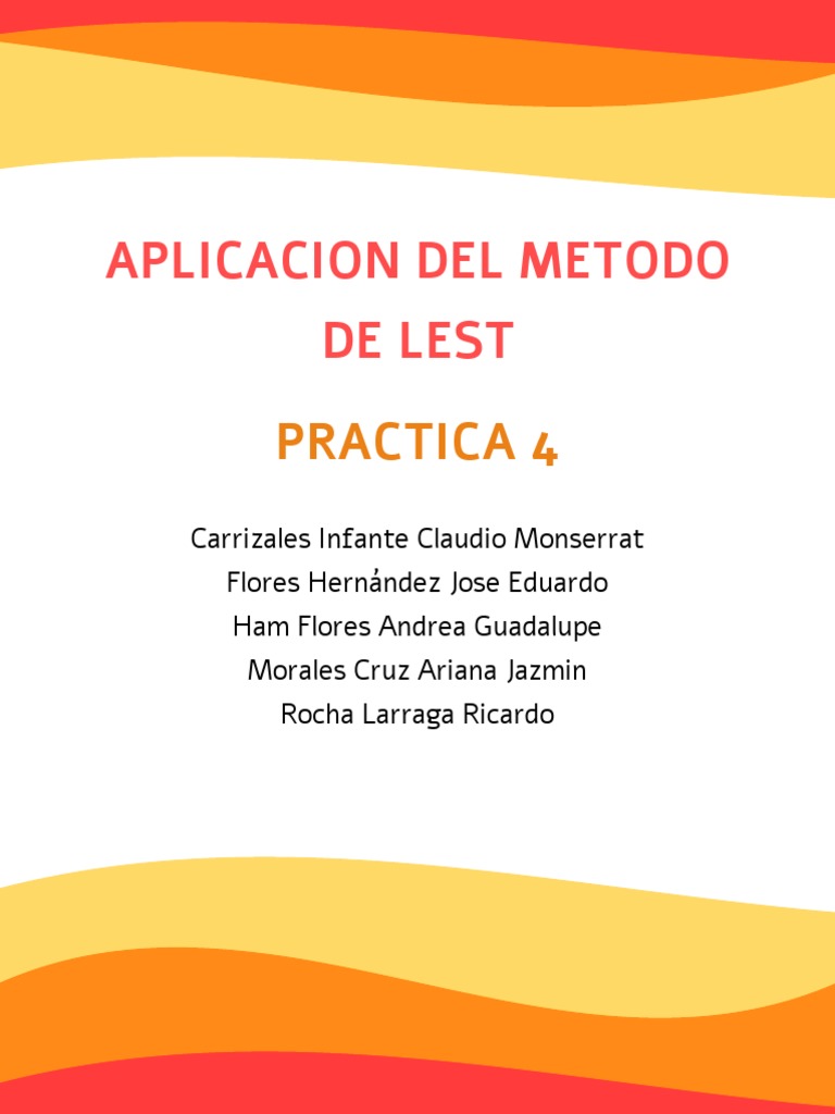 Metodo de Lest | PDF | Evaluación
