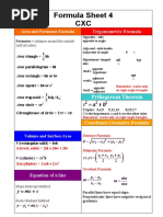 Consumer Arithmetic Formula Sheet | PDF