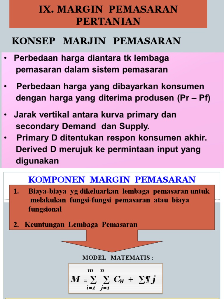 Margin Pemasaran | PDF