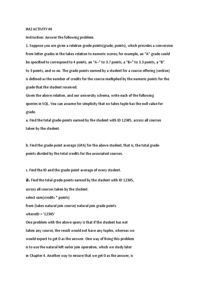 Assignment 04 | PDF | Data Management | Databases