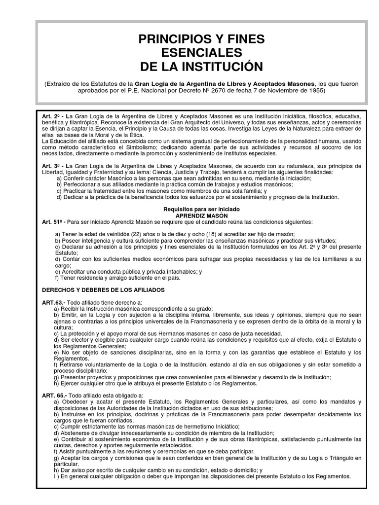 Principios y Código Moral | PDF | Masonería | Moralidad