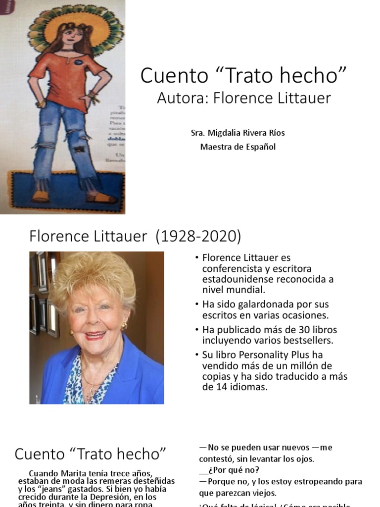 Cuento Trato Hecho de Florence Littauer | PDF
