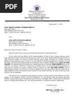 Letter of Intent Master Teacher | PDF