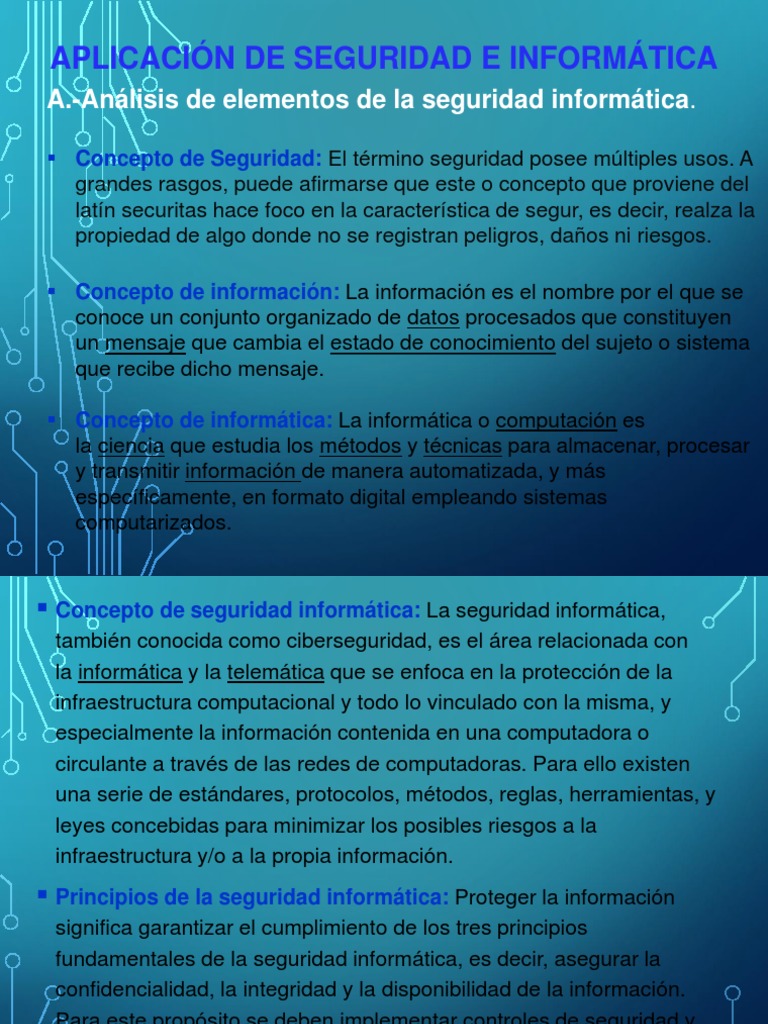 Actvidad.1.presentacion Seguridad Informatica | PDF | La seguridad informática | Seguridad