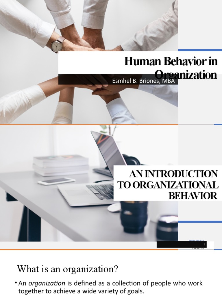 CH 01 Introduction To Organizational Behavior | PDF | Organizational ...