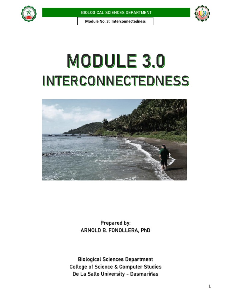 Module 03 - Ecology Concepts Interconnectedness | PDF | Food Web | Ecosystem