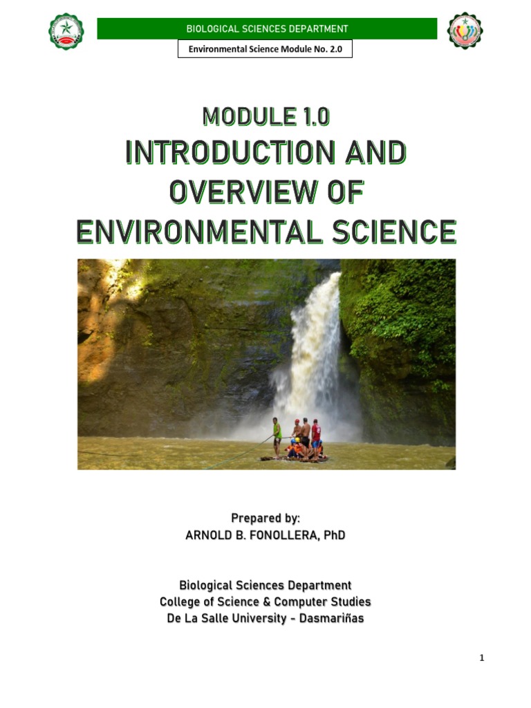 Module 02 - Introduction To Environmental Science | PDF | Ecosystem ...