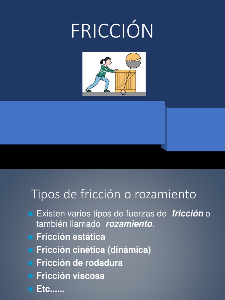 Que Es La Friccion | PDF | Fricción | Ciencias fisicas