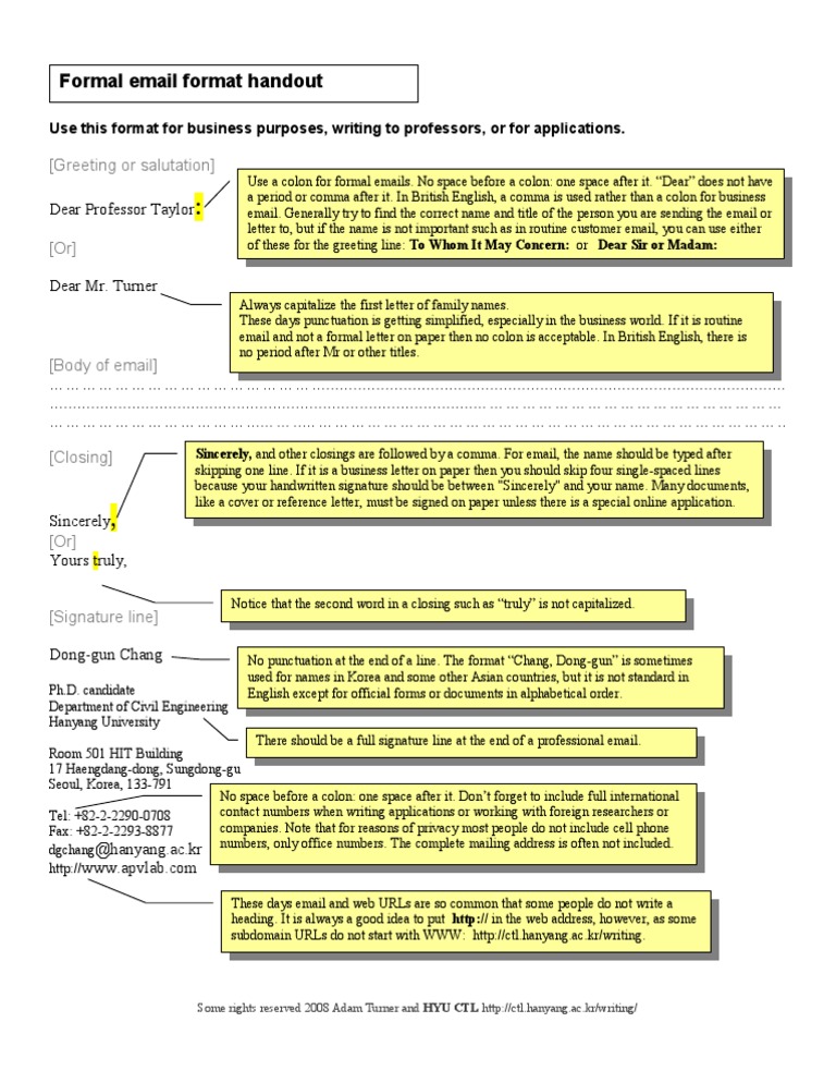 Formal Email Format | PDF | Ellipsis | Semiotics
