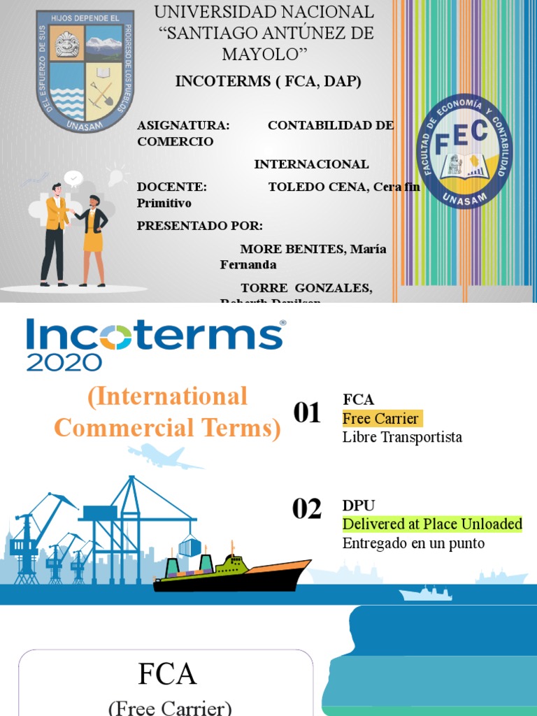 Teoría - Incoterms (DAP, DPU, DDP) | PDF | Business | Comercio