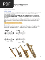 Tenor Saxophone Scale Sheet | PDF | Saxophone | Melody
