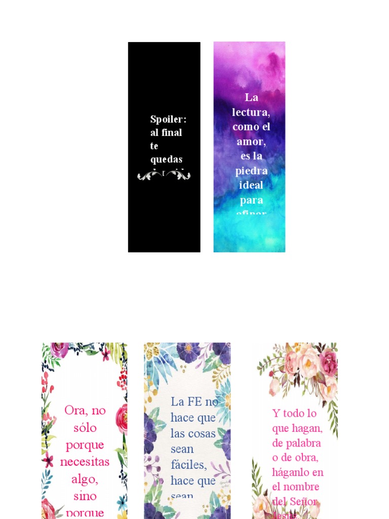 Separadores de Libros | PDF