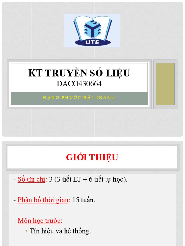 KT TSL - Gioi Thieu | PDF