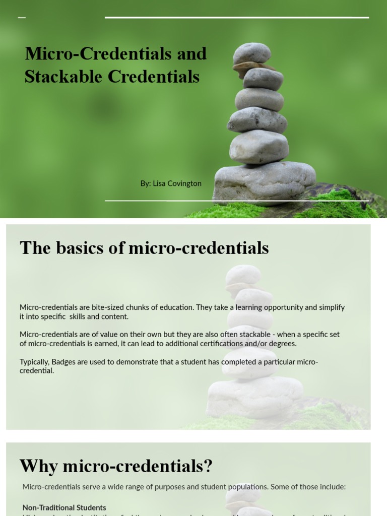 Micro-Learning and Stackable Credentials | PDF | Learning | Cognition