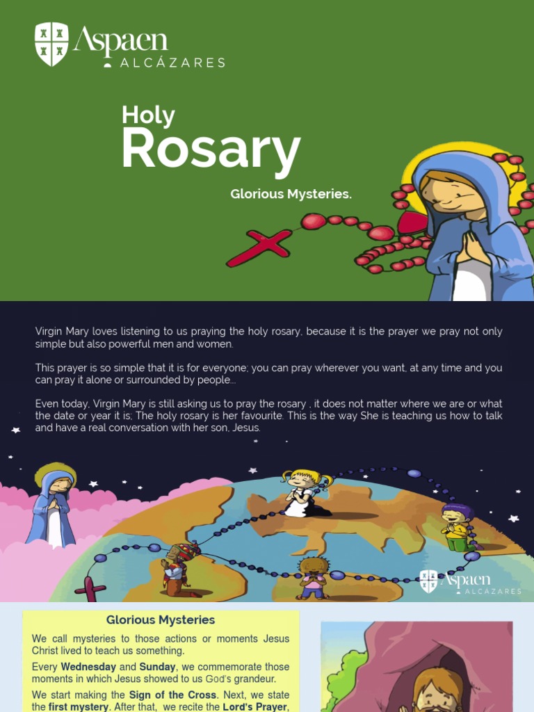 Glorious Mysteries | PDF | Rosary | Mary, Mother Of Jesus
