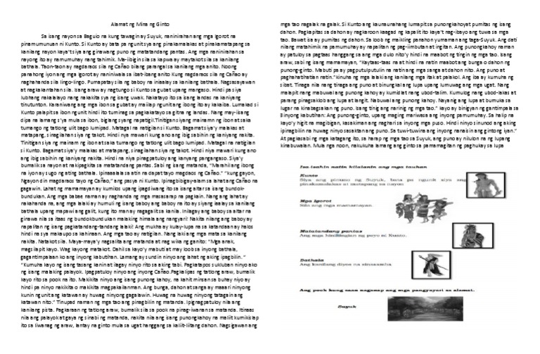 Alamat NG Mina NG Ginto | PDF