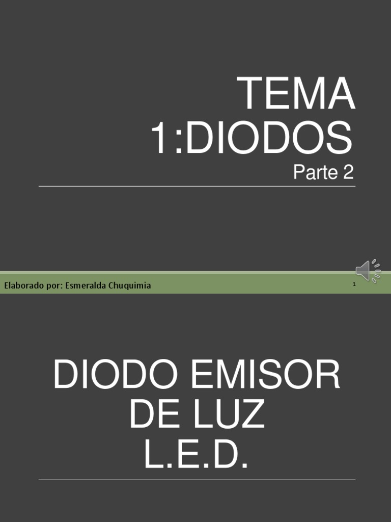 1 Diodos Led | PDF | Diodo emisor de luz | Diodo