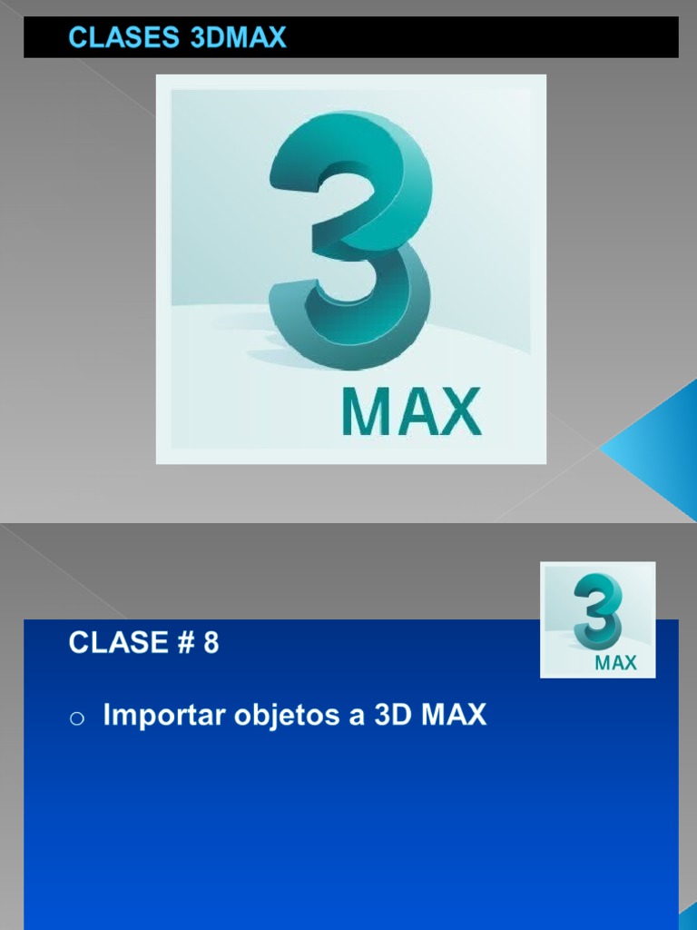 CLASES ONLINE 8, 9 y Textura Imagen - 3D MAX | PDF | Cad automático | Gráficos de computadora
