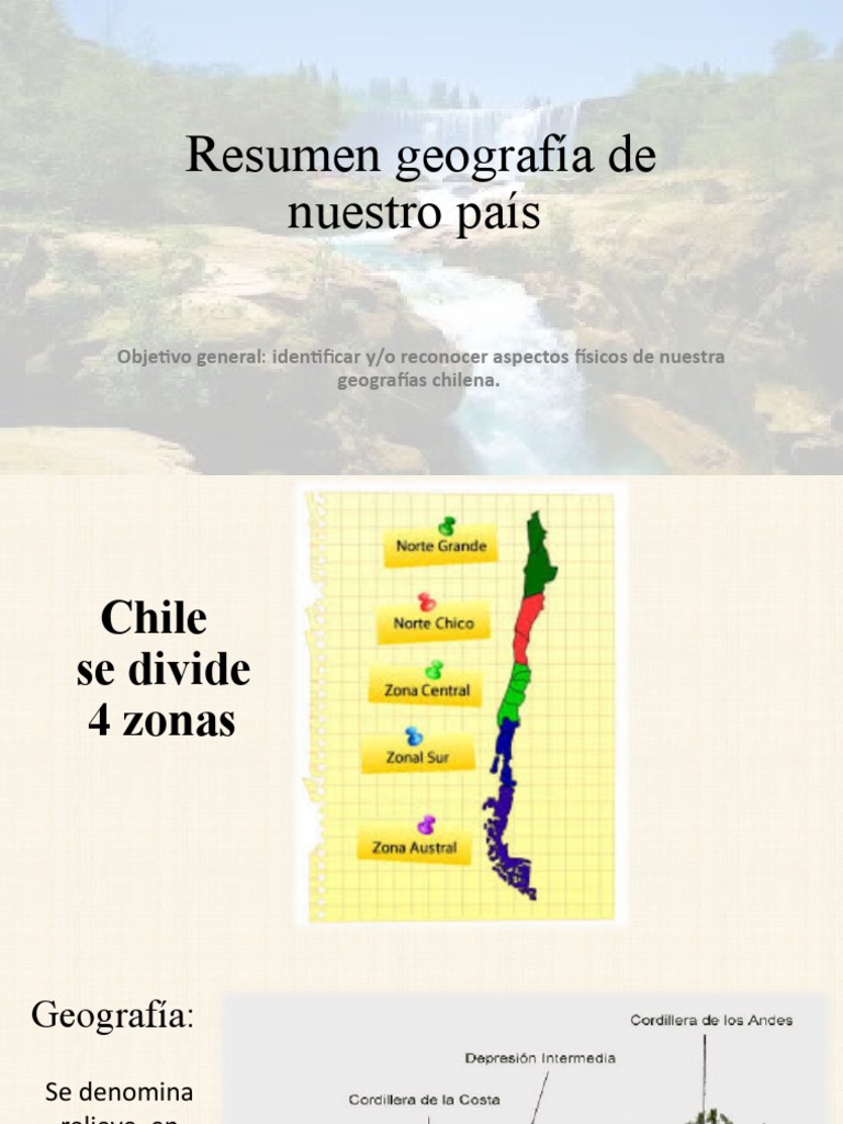 Resumen Geografía de Nuestro País | PDF | Chile | Andes