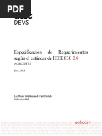 Plantilla de Modelo IEEE STD 830-1998. | PDF | Usuario (informática ...