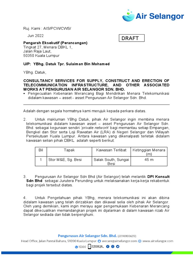 1 - AIS - Pengecualian KM - DBKL | PDF