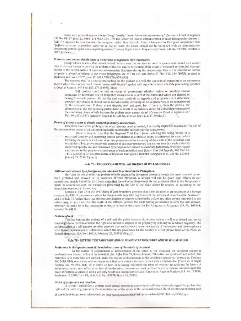 2019 Magic Notes On Rem Part 2 | PDF