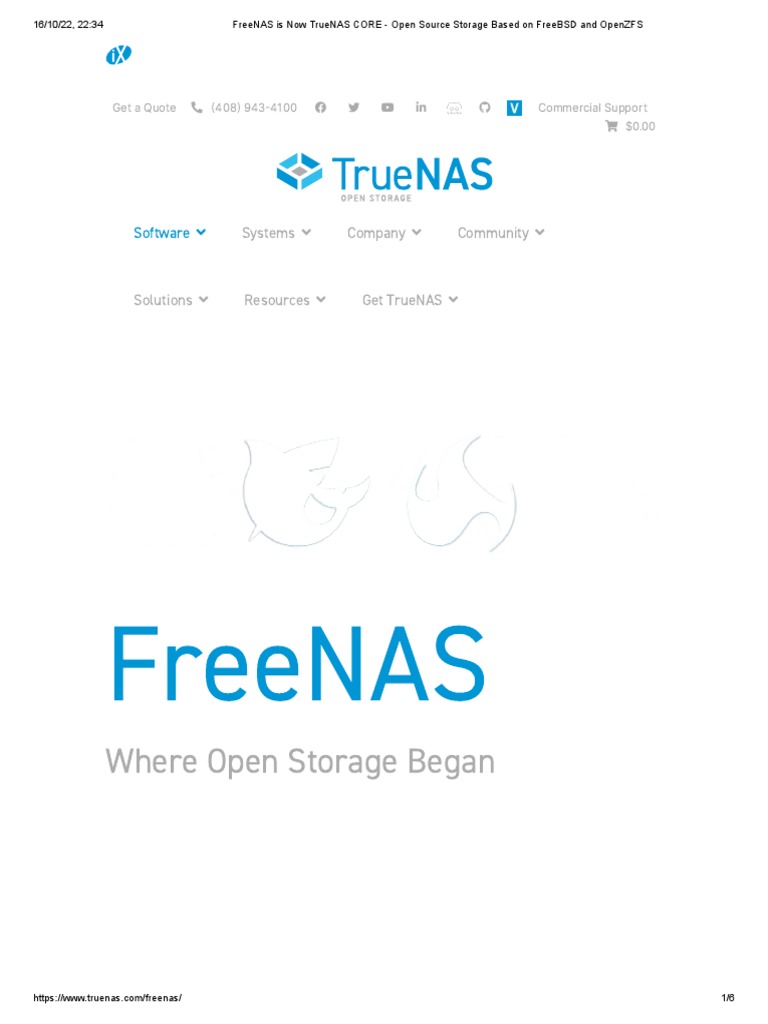 FreeNAS Is Now TrueNAS CORE - Open Source Storage Based On FreeBSD and ... FreeNAS Is Now TrueNAS CORE - Open Source Storage Based On FreeBSD and ...