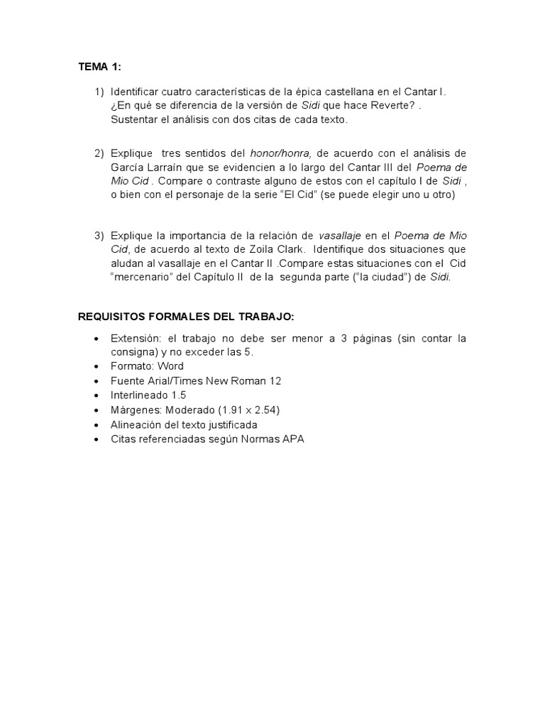 TP Integrador Eje 1 - Tema 1 | PDF | Poesía | Clásicos