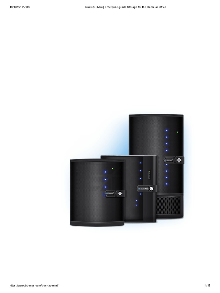 TrueNAS Mini - Enterprise-Grade Storage For The Home or Office | PDF ...