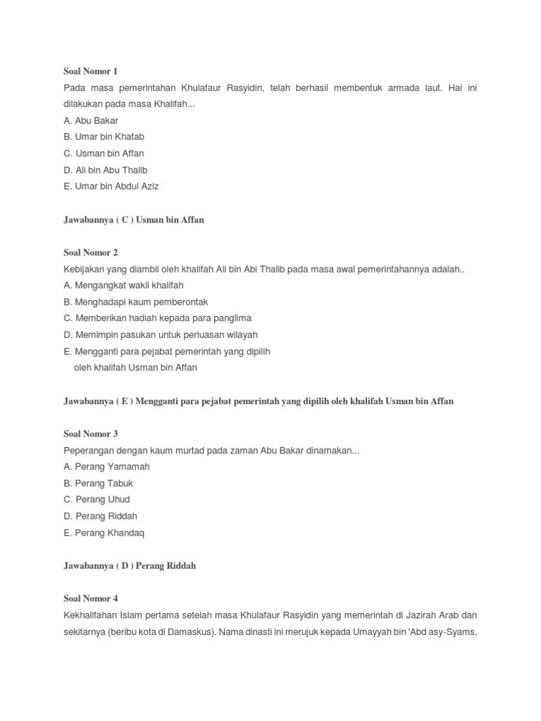 Tes Formatif KB 3 DN 4 | PDF