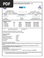 Fake Train Ticket Document | PDF | Identity Document | Ticket (Admission)