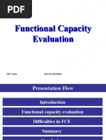 Functional Capacity Evaluation Template | PDF