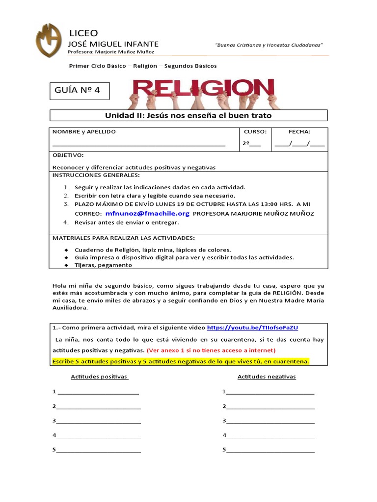 Religión 2° Básico | PDF