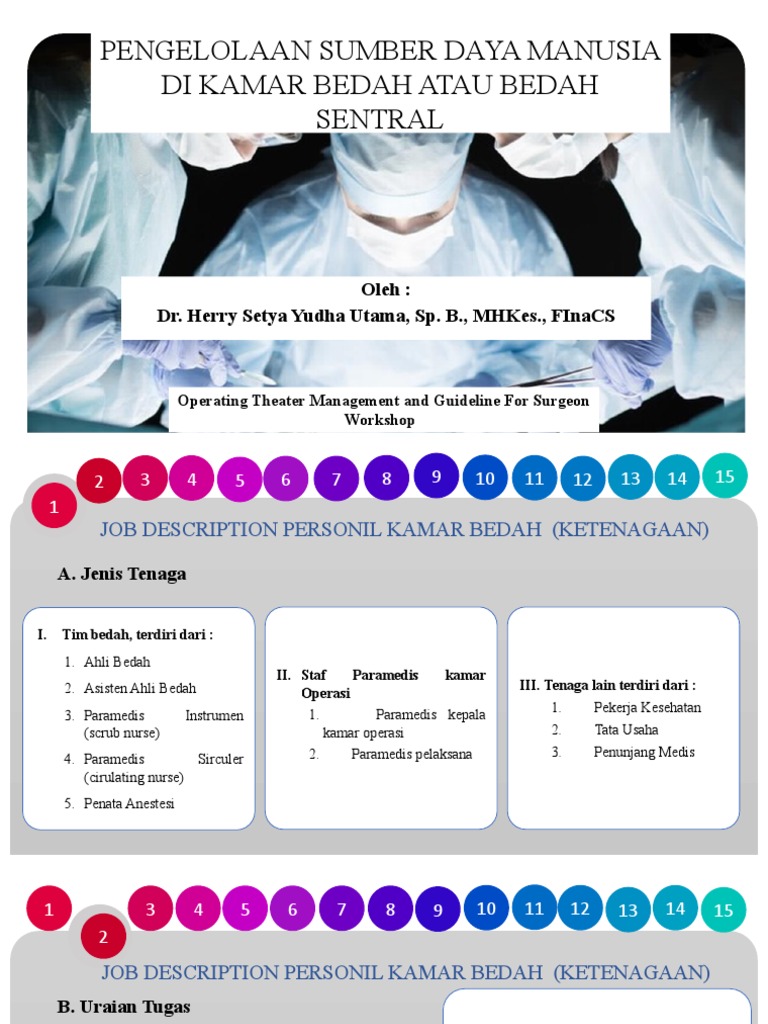 CHAPTER IV New PPT Sumber Perhitungan Daya Manusia Kamar Operasi Dan Bedah Sentral | PDF